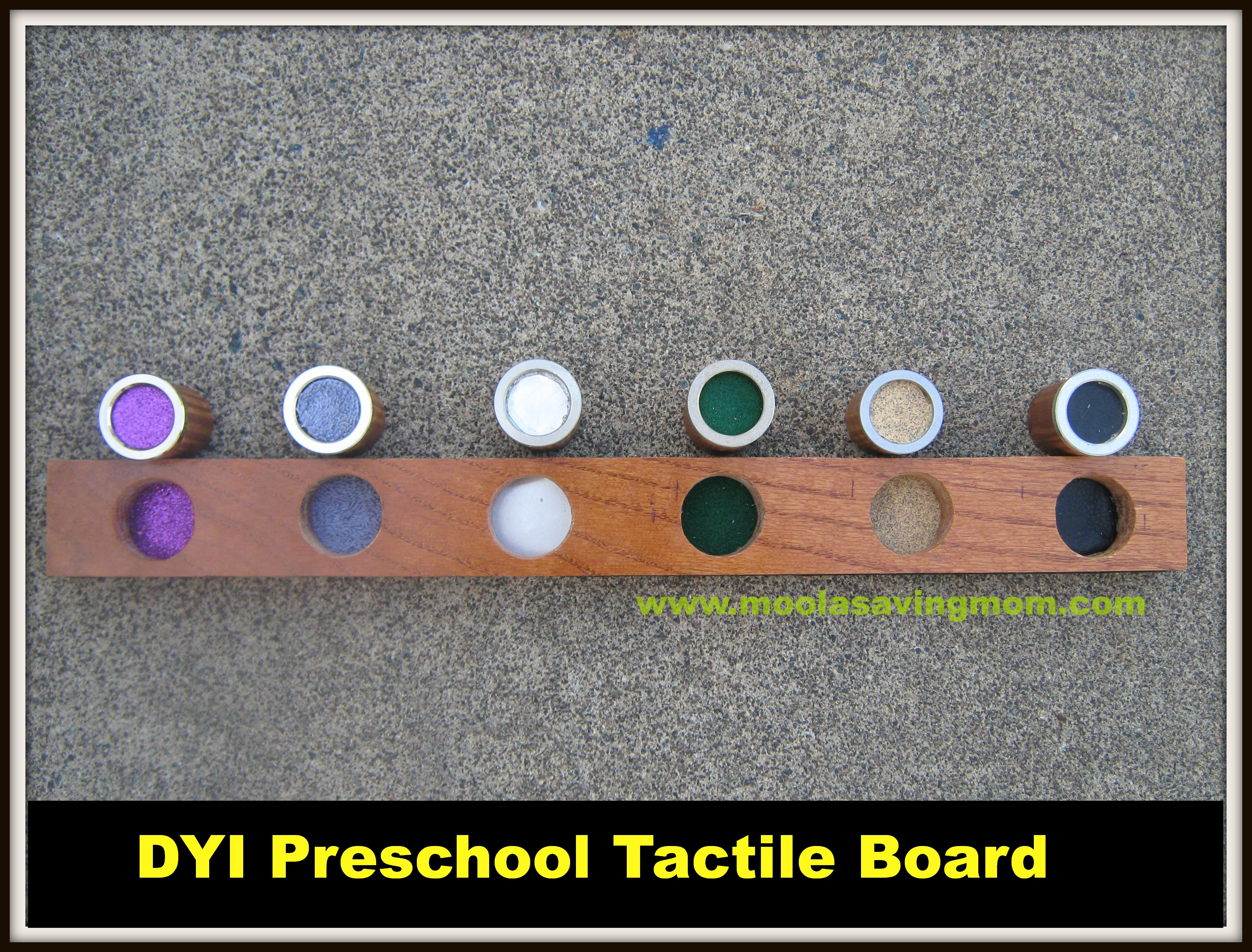 Make it Mondays: Preschool Tactile Board | Moola Saving Mom
