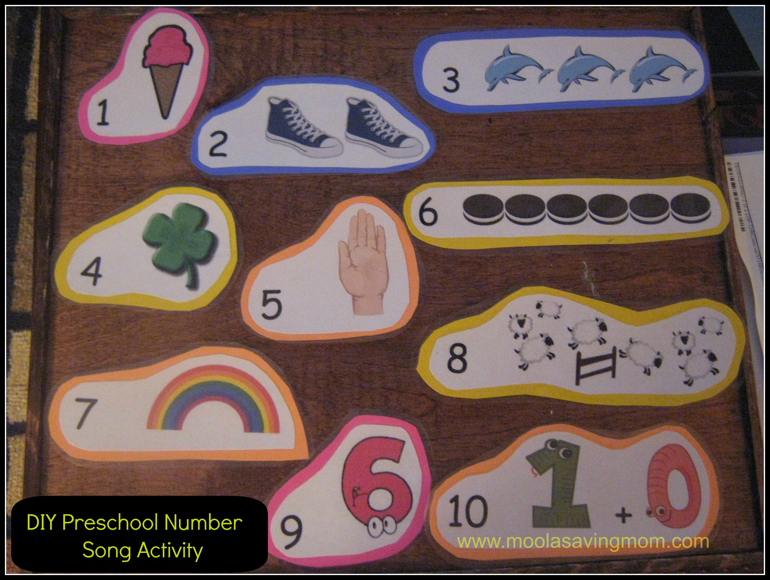 Make it Mondays: Pre-K Number Song Activity | Moola Saving Mom