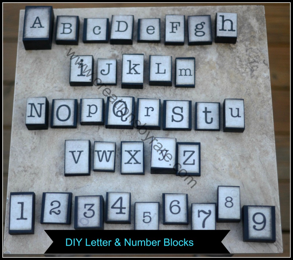 Make it Mondays: DIY Letters & Number Blocks | Moola Saving Mom