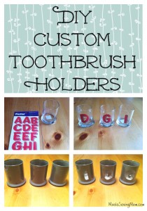DIY Custom Toothbrush Holder | Moola Saving Mom