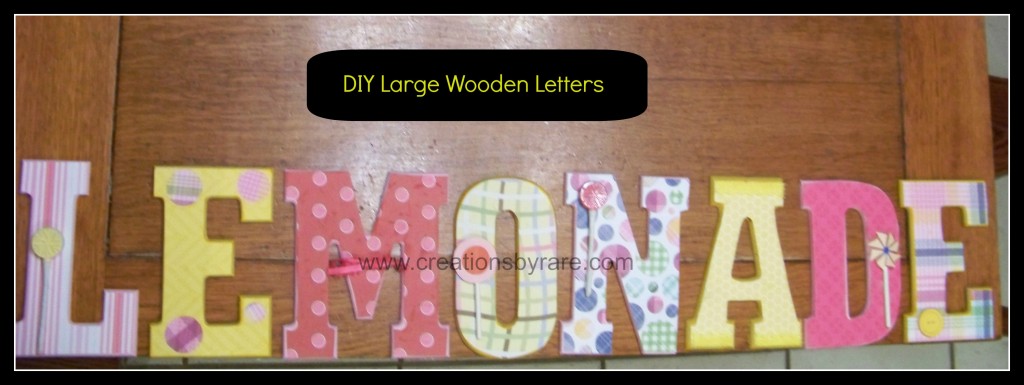 Make it Mondays: DIY Decorated Wooden Letters | Moola Saving Mom