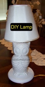Make it Mondays: DIY Lamp | Moola Saving Mom