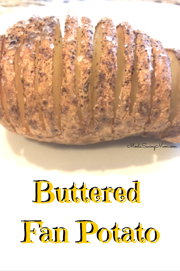 Buttered Fan Potato Recipe | Moola Saving Mom