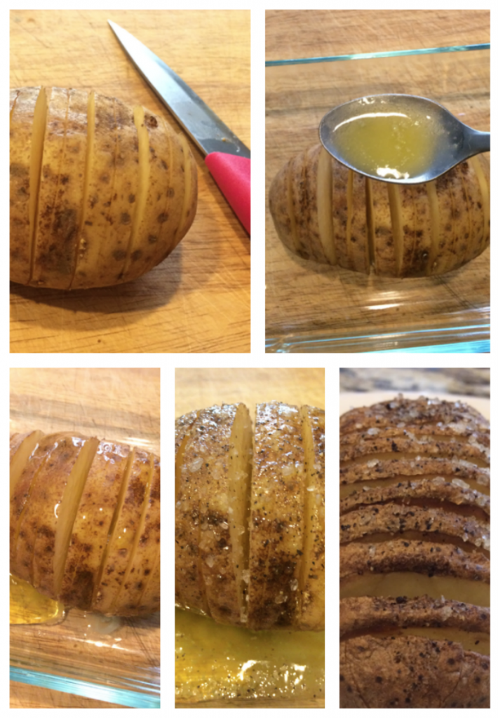 Buttered Fan Potato Recipe | Moola Saving Mom