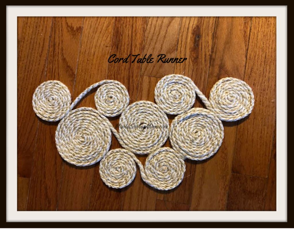 Make it Mondays: Cord Table Runner | Moola Saving Mom