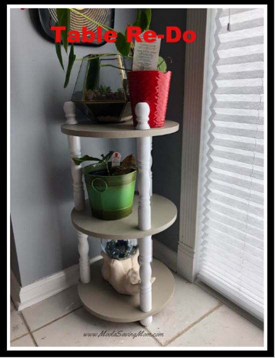 Make it Mondays: Table Re-Do | Moola Saving Mom