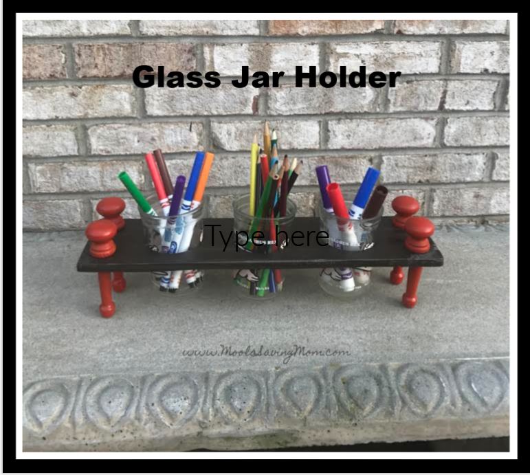Make it Mondays: Glass Jar Holder | Moola Saving Mom