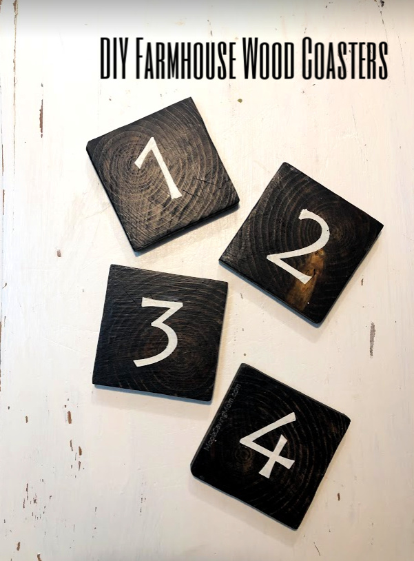 Easy DIY Wood Coasters | Moola Saving Mom